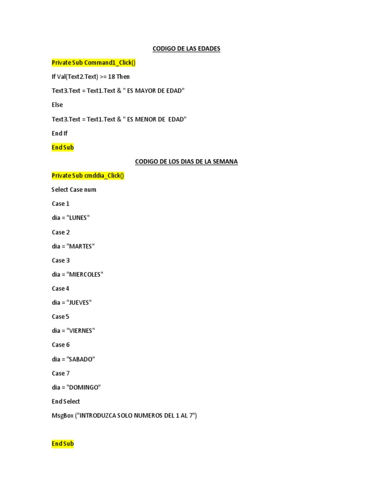 Codigos 1 | PDF | Informática