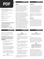 IEI 212 Keypad Programming | PDF | Relay | Power Supply