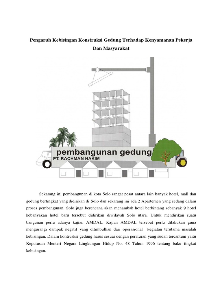 Dampak Kebisingan Konstruksi di Solo | PDF