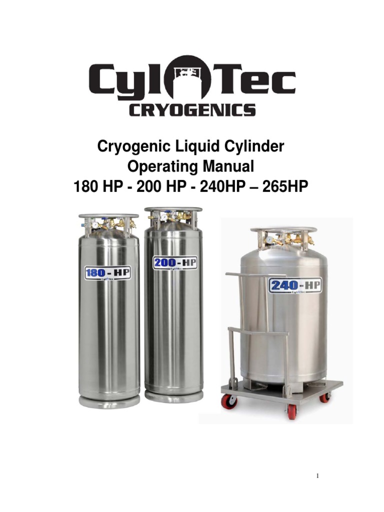 Liquid Nitrogen Tank Operating Manual | PDF | Cryogenics | Valve