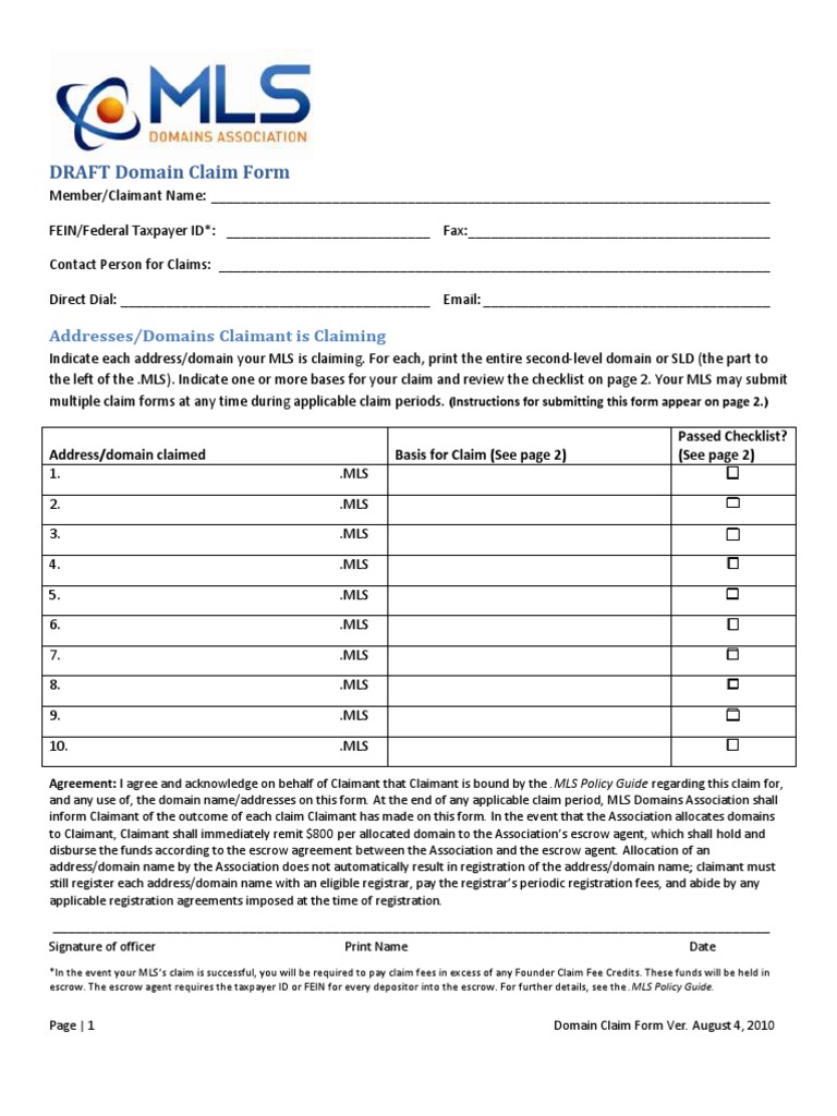 Exhibit A Domain Claim | PDF | Domain Name | Domain Name Registrar