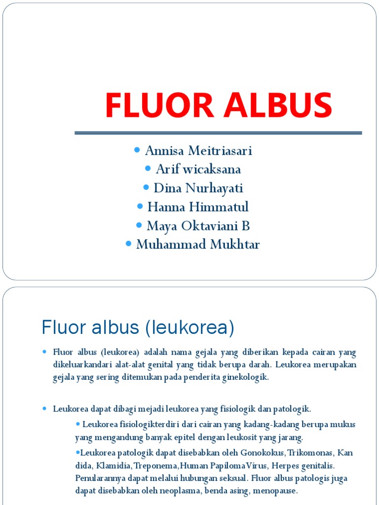 Fluor Albus | PDF