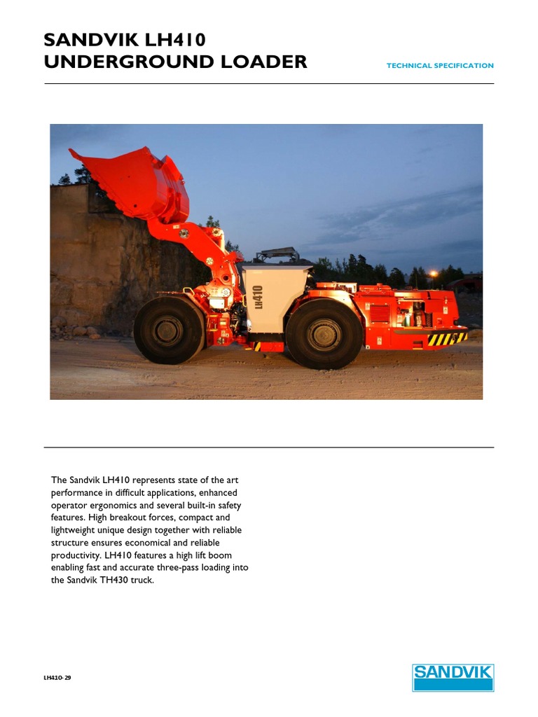 LHD SANDVIK LH410.pdf | Brake | Automatic Transmission