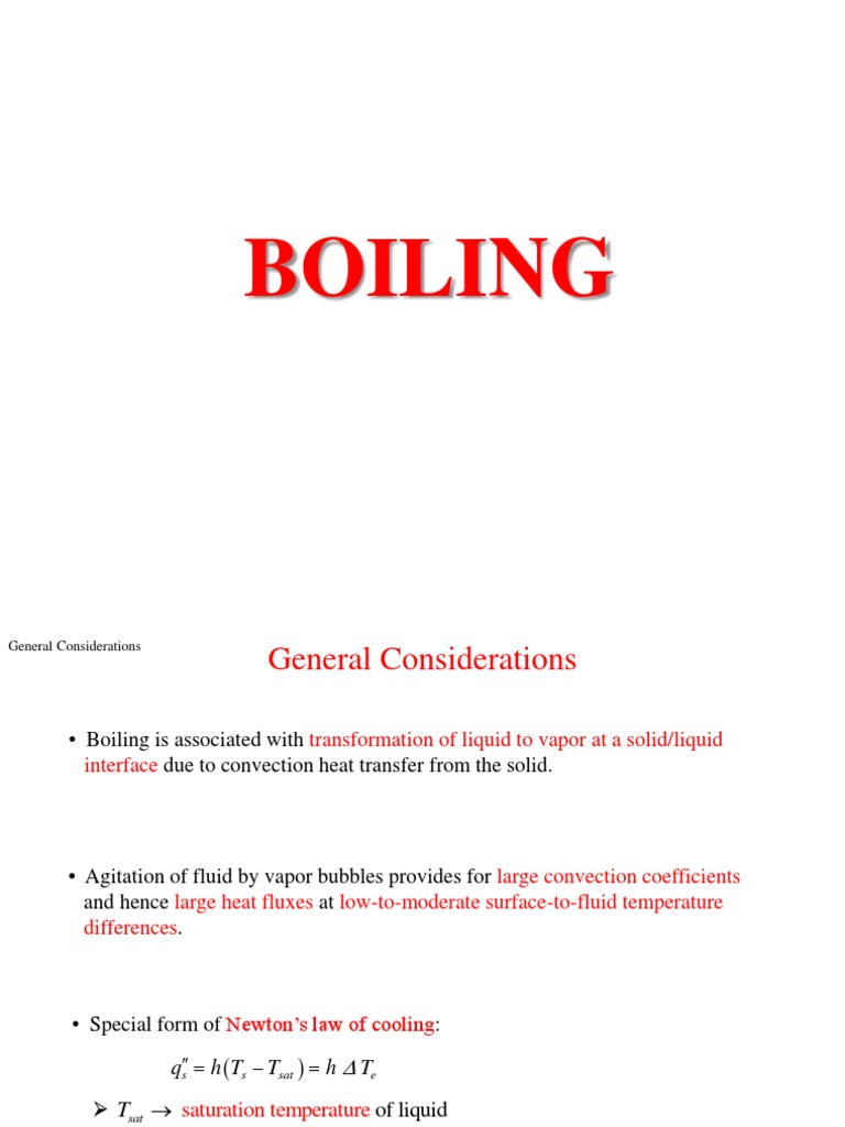 Boiling Mechanism | PDF | Boiling | Heat Transfer