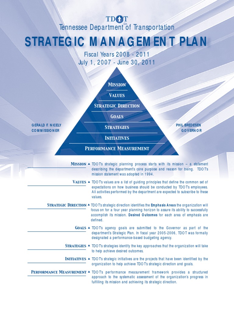 Strategicplan2008 (TX. DOT) ... | PDF | Strategic Management ...