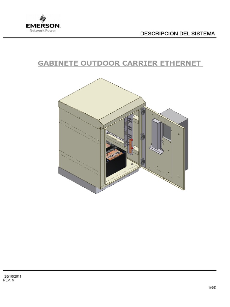 Gabinete Outdoor Carrier Ethernet NEBS | PDF | Aislamiento térmico ...