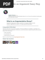 Outline and Example Rogerian Argument Essay | PDF | Essays | Argument