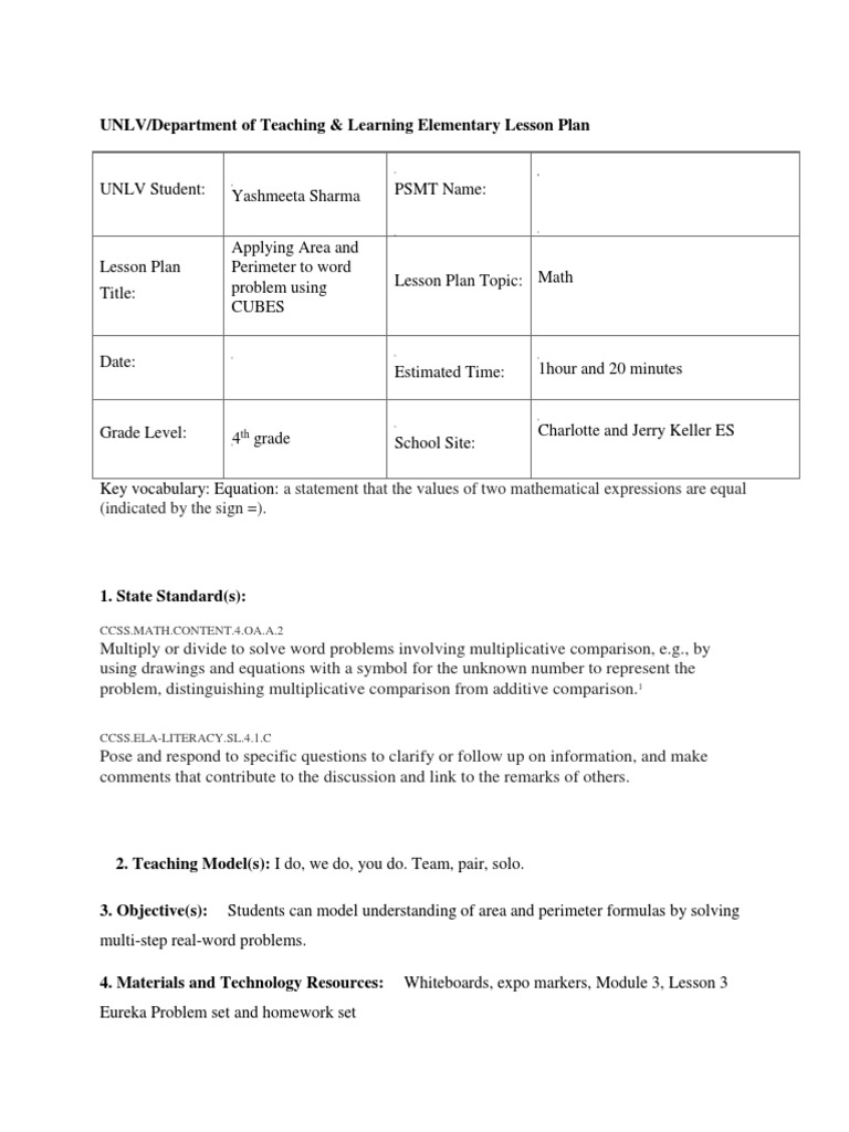 Lesson Plan Module 3, Lesson 2 | PDF | Lesson Plan | Homework Lesson Plan Module 3, Lesson 2 | PDF | Lesson Plan | Homework