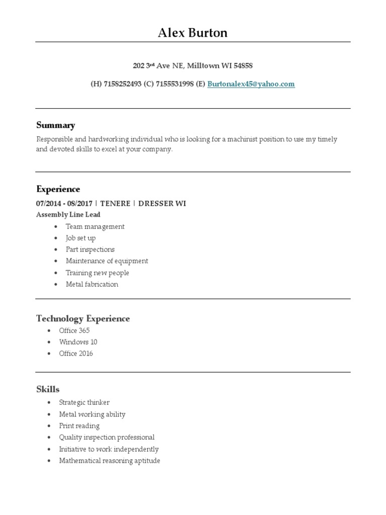 Resume Revised | PDF