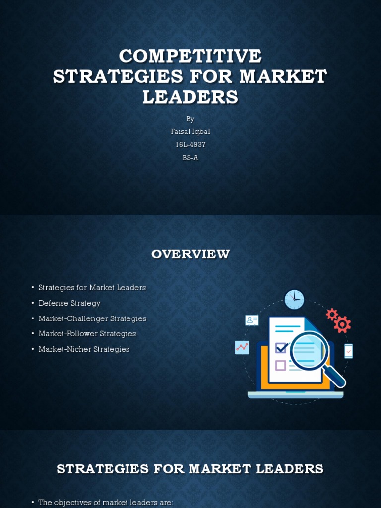 Competitive Strategies for Market Leaders | Market (Economics) | Marketing