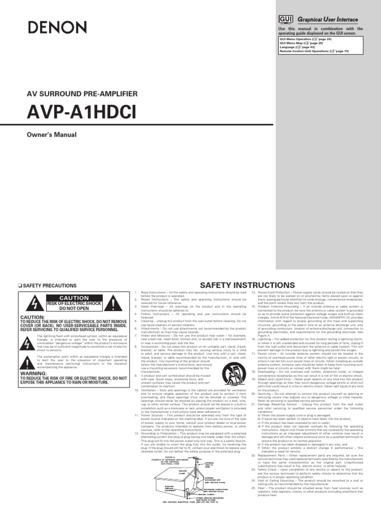 Avp A1hdci Om e - 004 PDF | PDF | Ac Power Plugs And Sockets ...
