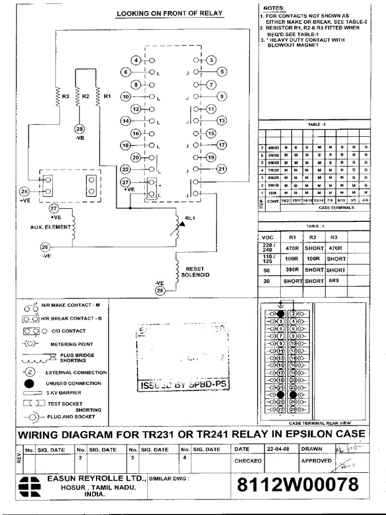 TR231 or TR241 - E4 - 8112W00078 PDF | PDF | Power Engineering ...