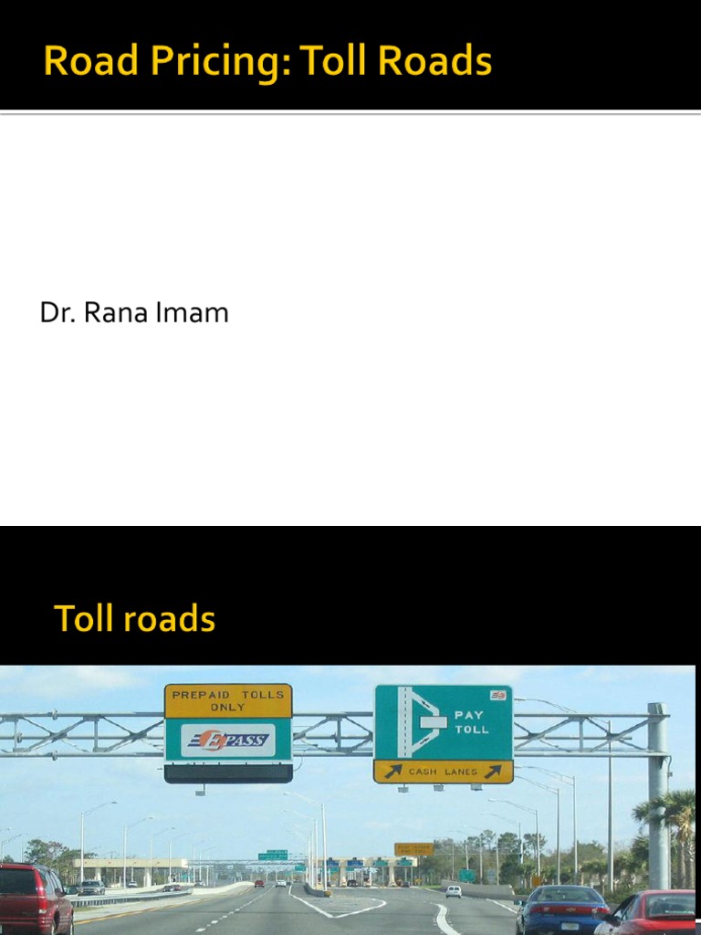 Toll Roads | PDF | Toll Road | Road Infrastructure