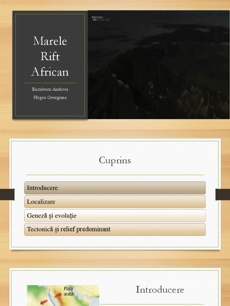 Marele Rift African-Tectonica Si Relief | PDF