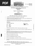 CSEC IT Paper 2 2019 PDF | PDF