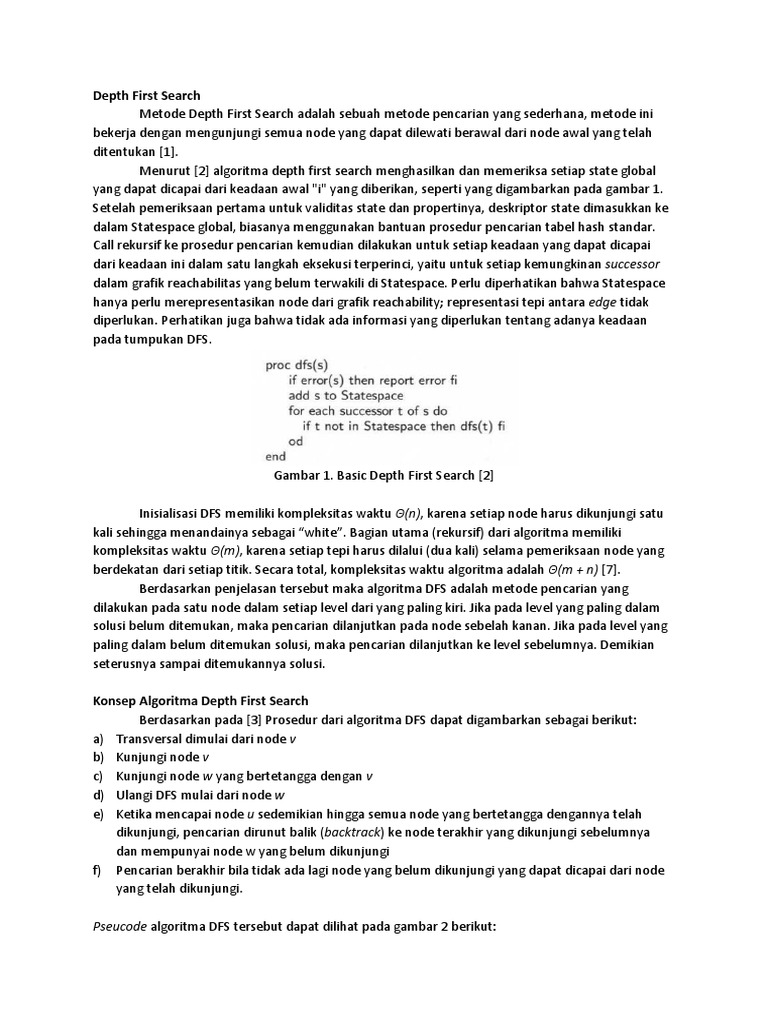 Metode Depth First Search | PDF Metode Depth First Search | PDF