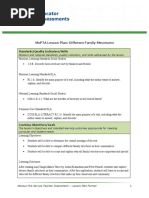 Family Lesson Plan | PDF | Lesson Plan | Quality Of Life