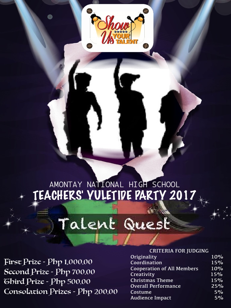 Flyer For Talent Quest | PDF