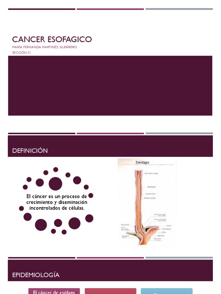 Cancer Esofagico | PDF | Cáncer de esófago | Cáncer