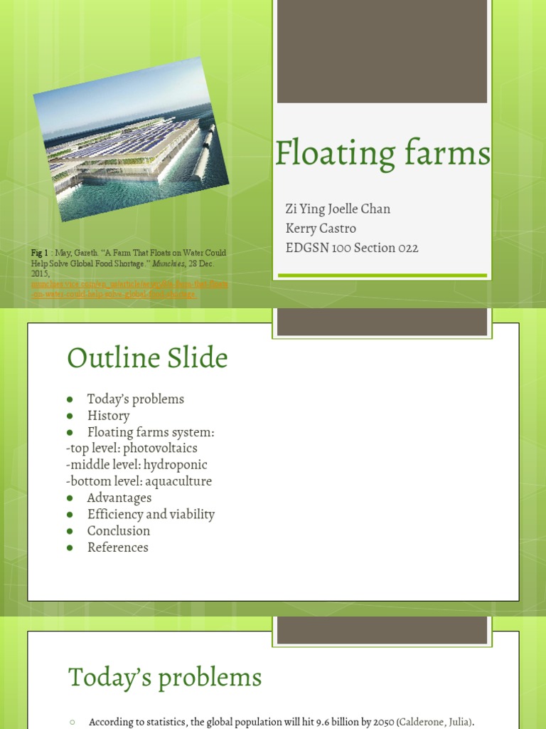 Floating Farms: A Sustainable Solution | PDF | Water Scarcity | Agriculture