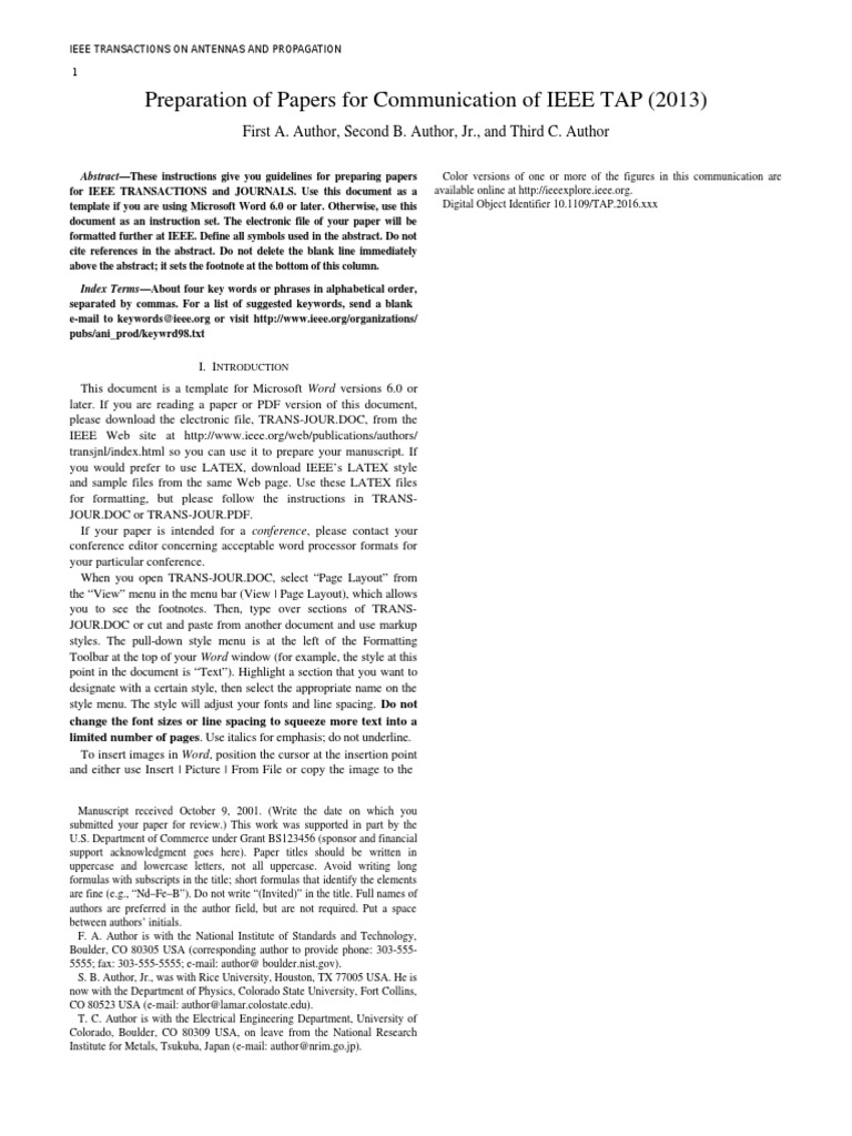 Tap Communication Template | PDF | Note (Typography) | Microsoft Word