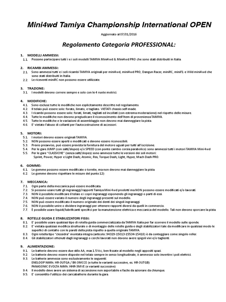 Mini 4wd Open 1 | PDF | Hobbies | Scale Modeling