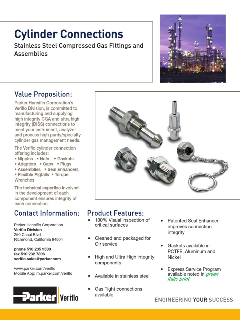 Cylinder Connections | PDF | Valve | Hose