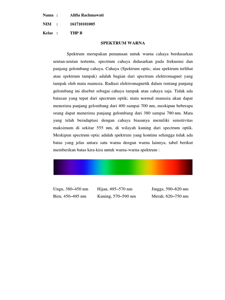 Spektrum Warna | PDF