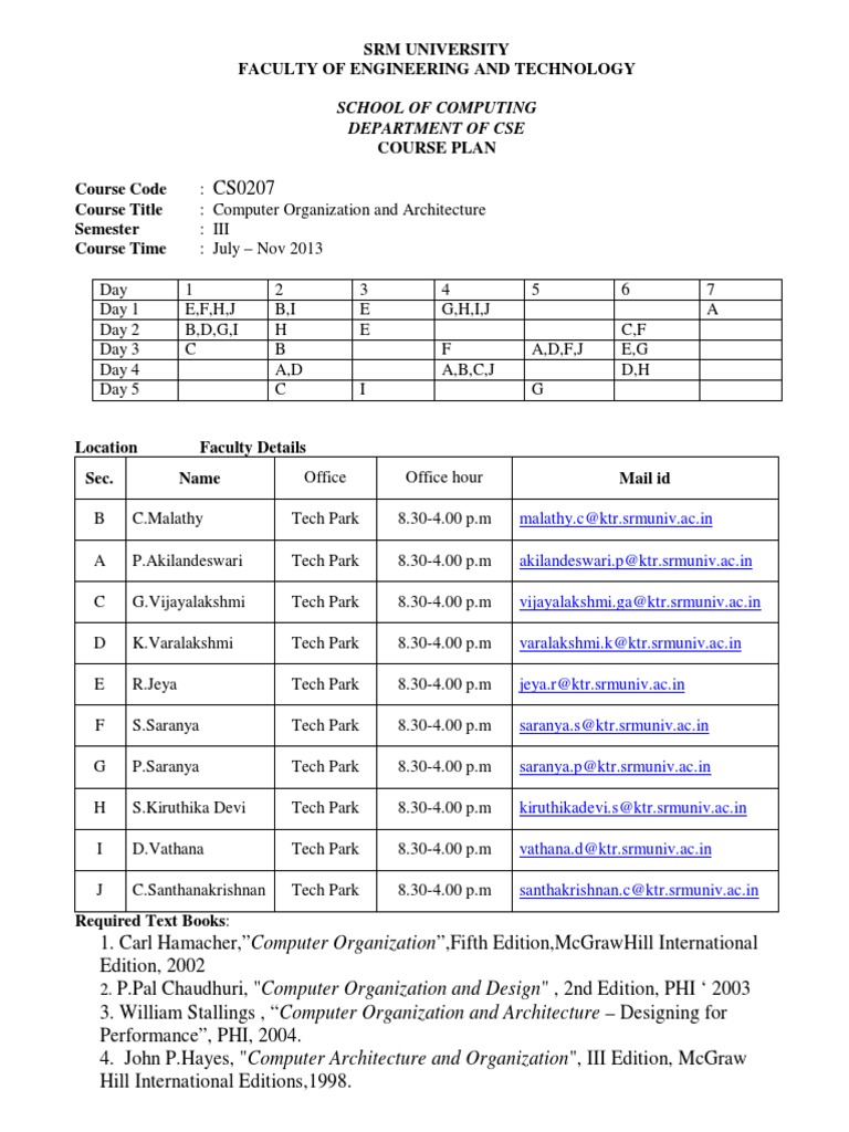 Cs0207 Computer Organization And Architecture 2013 Pdf Computer Data Storage Input Output