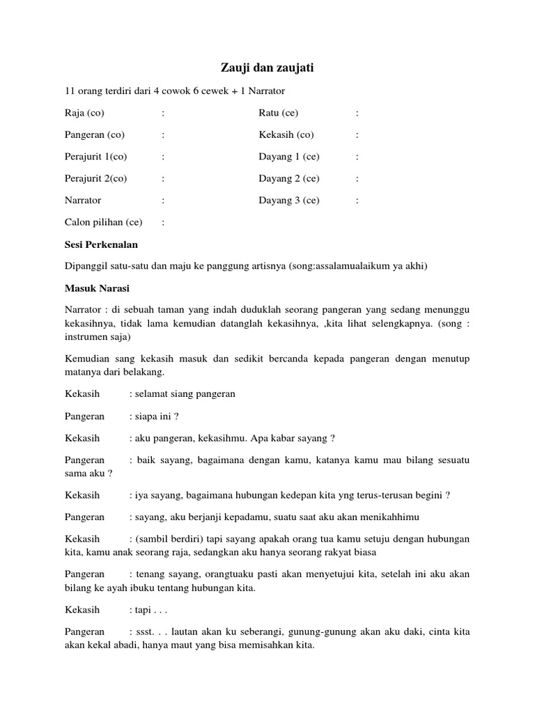 Zauji Dan Zaujati | PDF | Puisi
