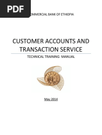 Commercial Bank of Ethiopia Customer Receipt: Payment Information | PDF