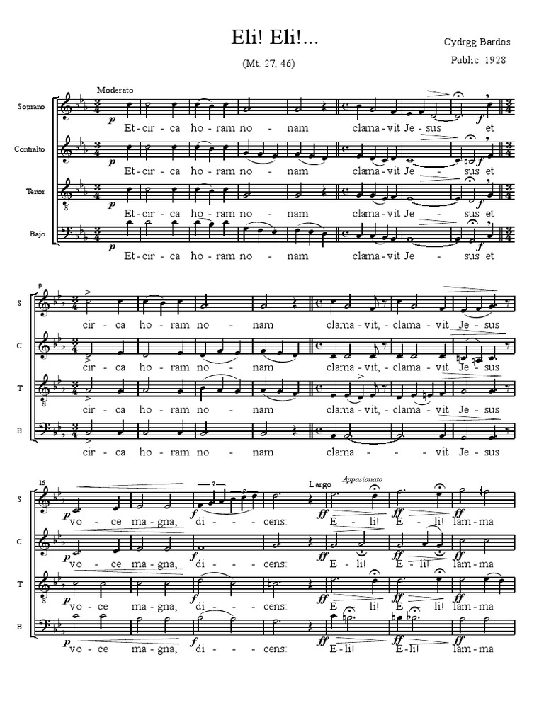 Bardos-Eli Eli PDF | PDF