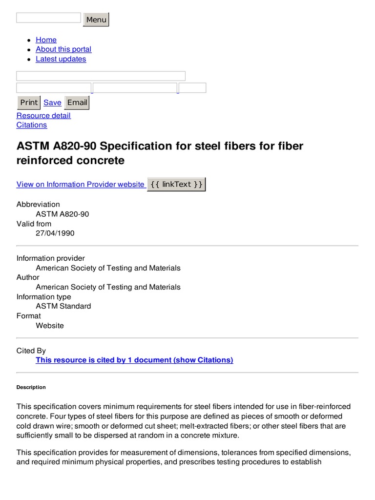 Astm A820 90 6804 | PDF | Specification (Technical Standard ...
