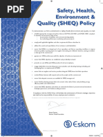 SHEQ Objectives and Targets | PDF