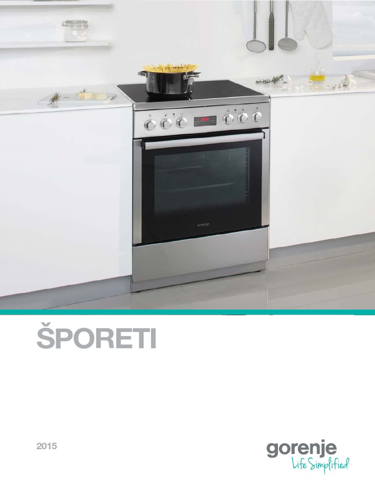 Gorenje Katalog Sporeti 2015 Gorenje | PDF