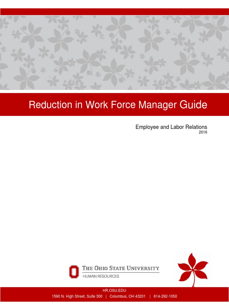 915 Manager Guide | PDF | Layoff | Employment