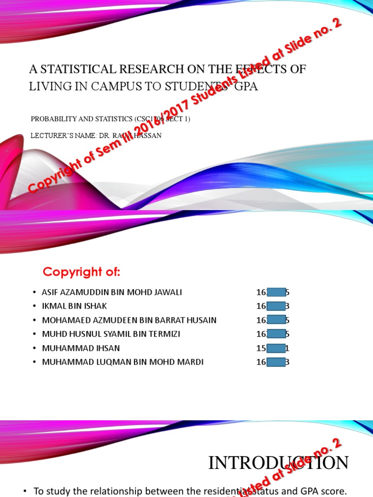 CSC 1706 - Sample of Presentation (Sem III Students) | PDF | Mode ...