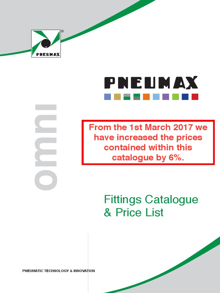 Pneumax Omni 36ck | PDF | Valve | Pipe (Fluid Conveyance)