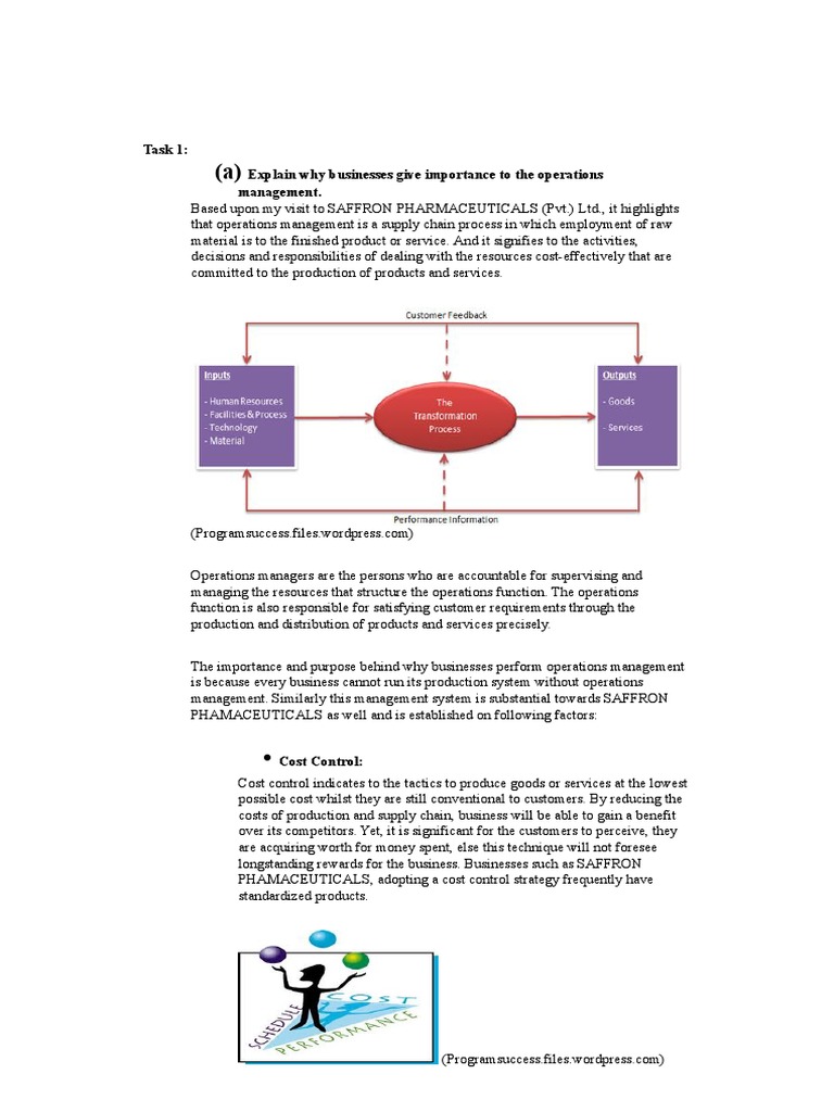 Importance of Operations Management in Business | PDF | Mathematical ...