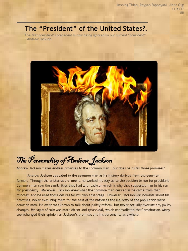 Political Ad2 | PDF | Andrew Jackson | Native Americans In The United ...