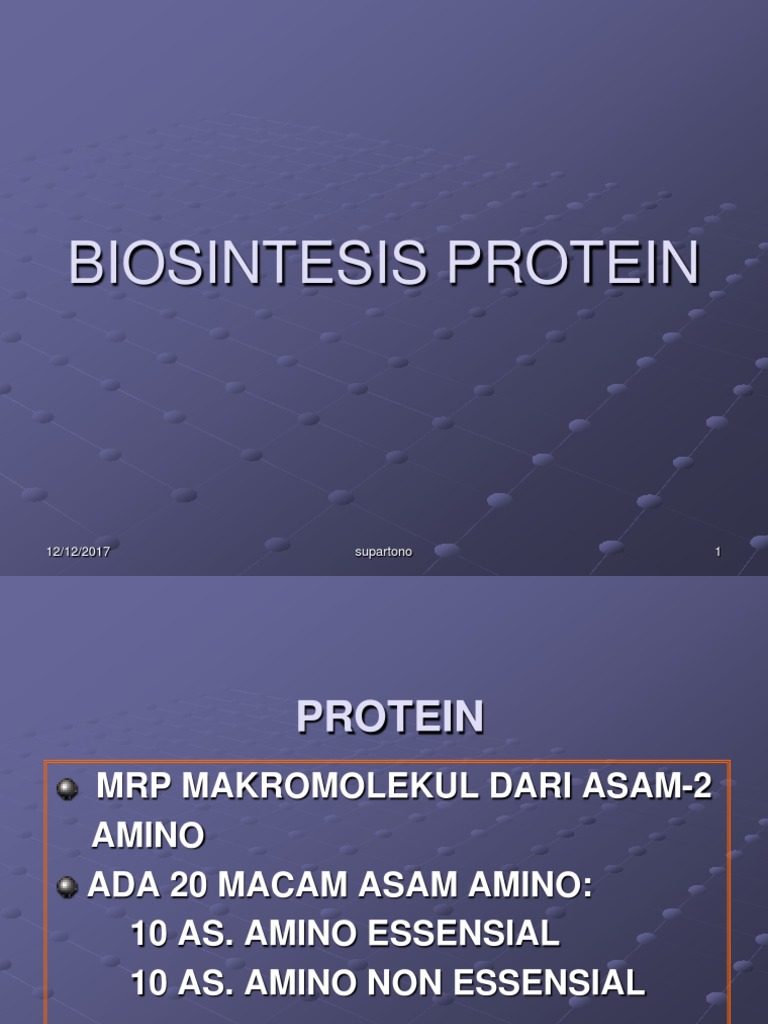 Biosintesis Protein | PDF