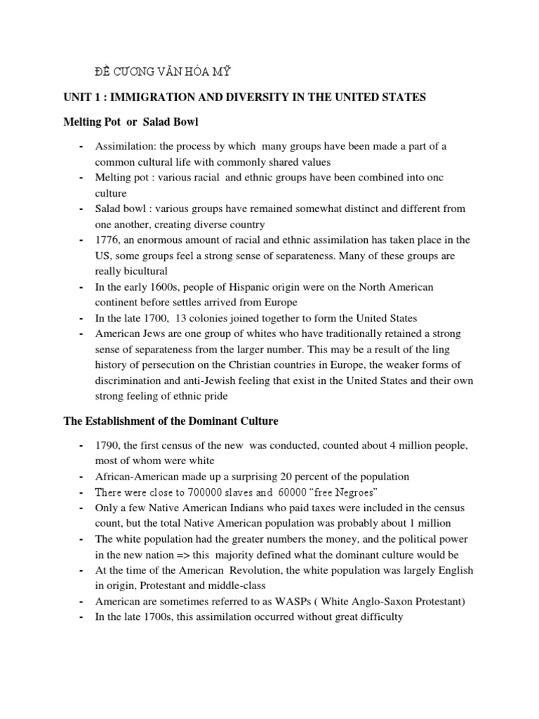 Cultural Values of the United States | PDF | African American Civil ...