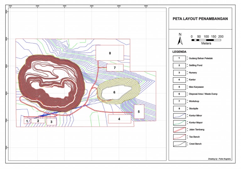 Peta Layout Tambang | PDF