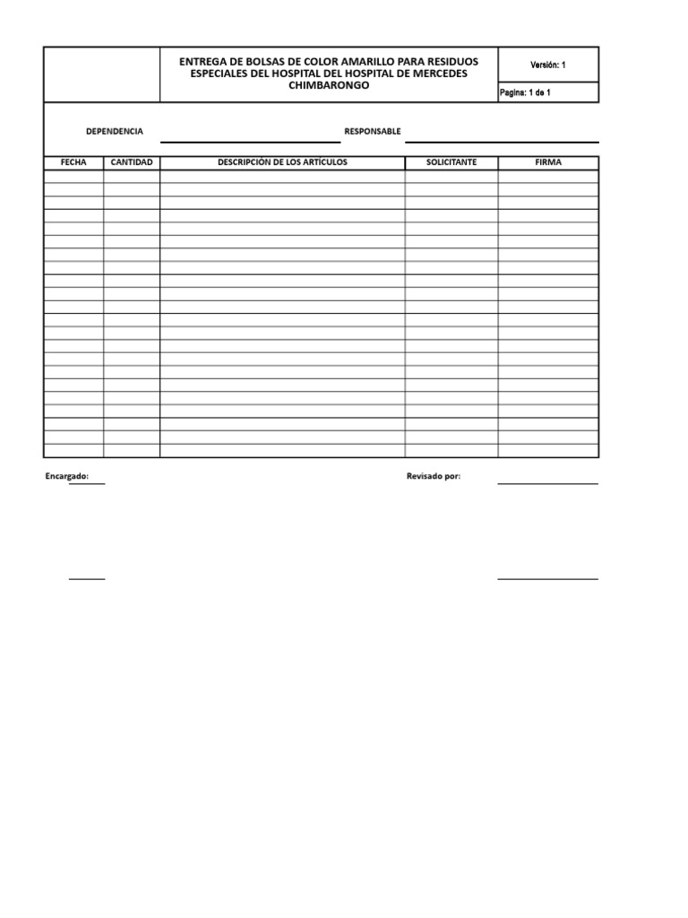 Formato Acta de Entrega Materiales | Ciencia y Tecnología | Ciencia