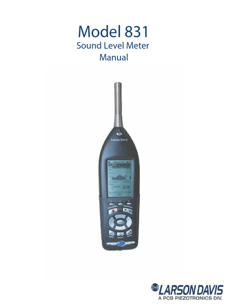 LARSON 831 Manual | PDF | Power Supply | Microphone