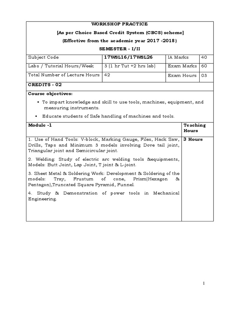 Workshop | PDF | Sheet Metal | Welding