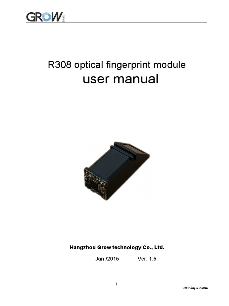 Datasheet 3-85 R308 | PDF | Network Packet | Fingerprint