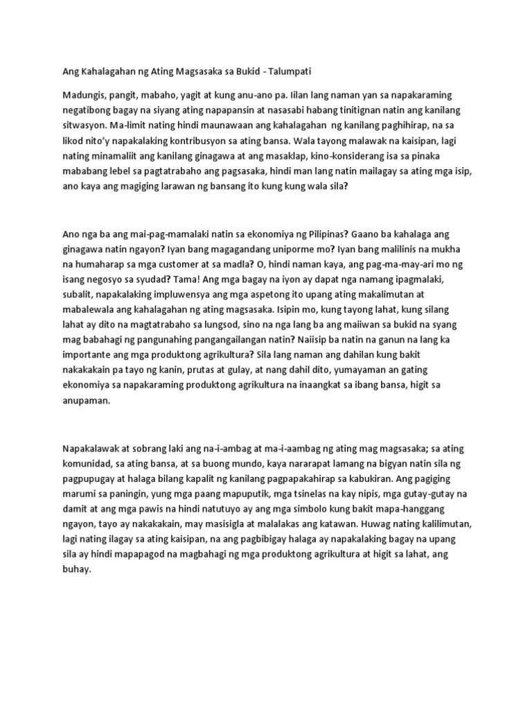 Talumpati 2 | PDF