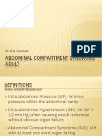 Intra-Abdominal Hypertension and The Abdominal Compartment Syndrome ...