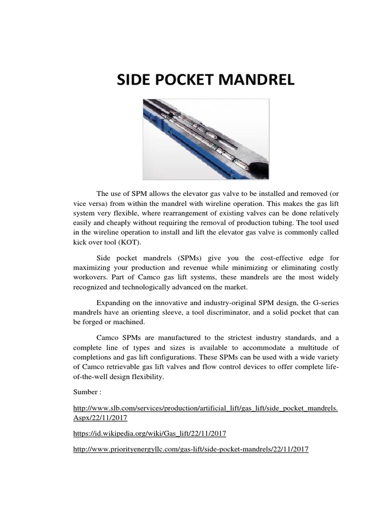 Side Pocket Mandrel | PDF